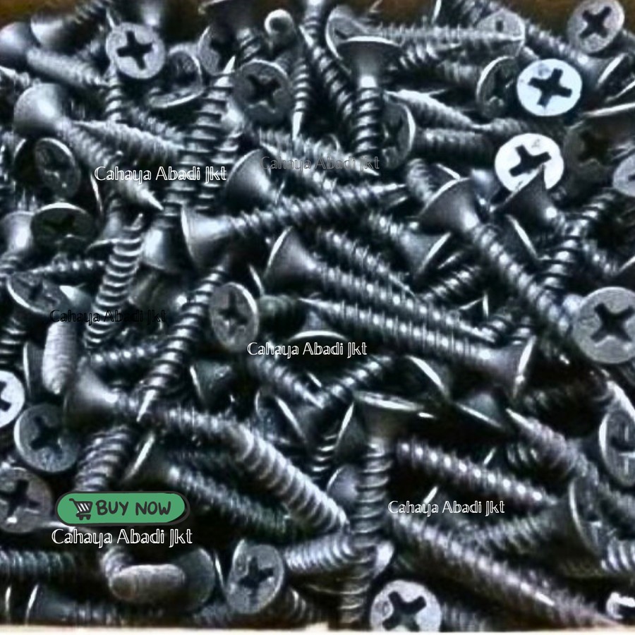 Jual SKRUP / SEKRUP / SCREW GIPSUM 4CM 6X11/2" (1pcs) | Shopee Indonesia