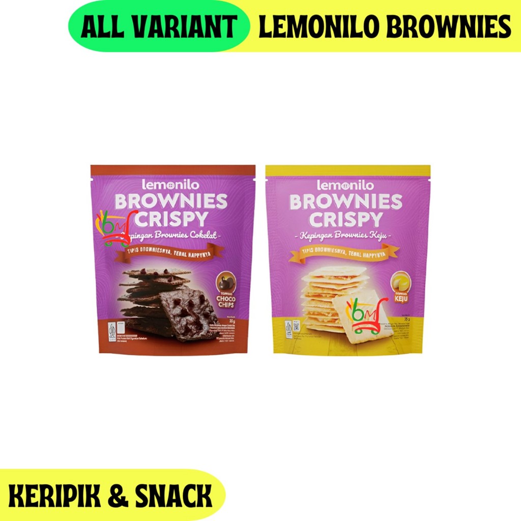 Jual Lemonilo Brownies Crispy Adonan Brownies Kering All Variant ...