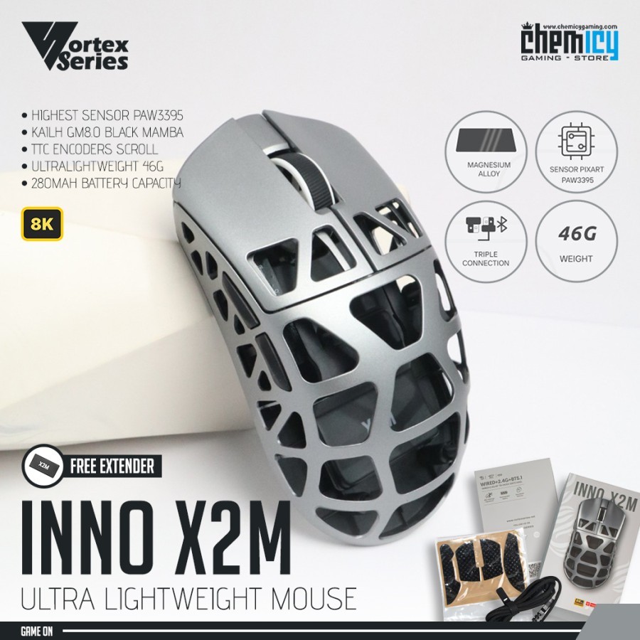 Jual Vortex Series Inno X2M / X-2M Ultra Lightweight Wireless Gaming ...