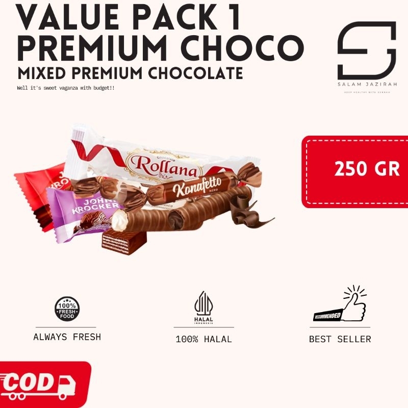 Jual Value Pack 1 | Coklat Premium | Coklat Viral | Coklat Premium ...