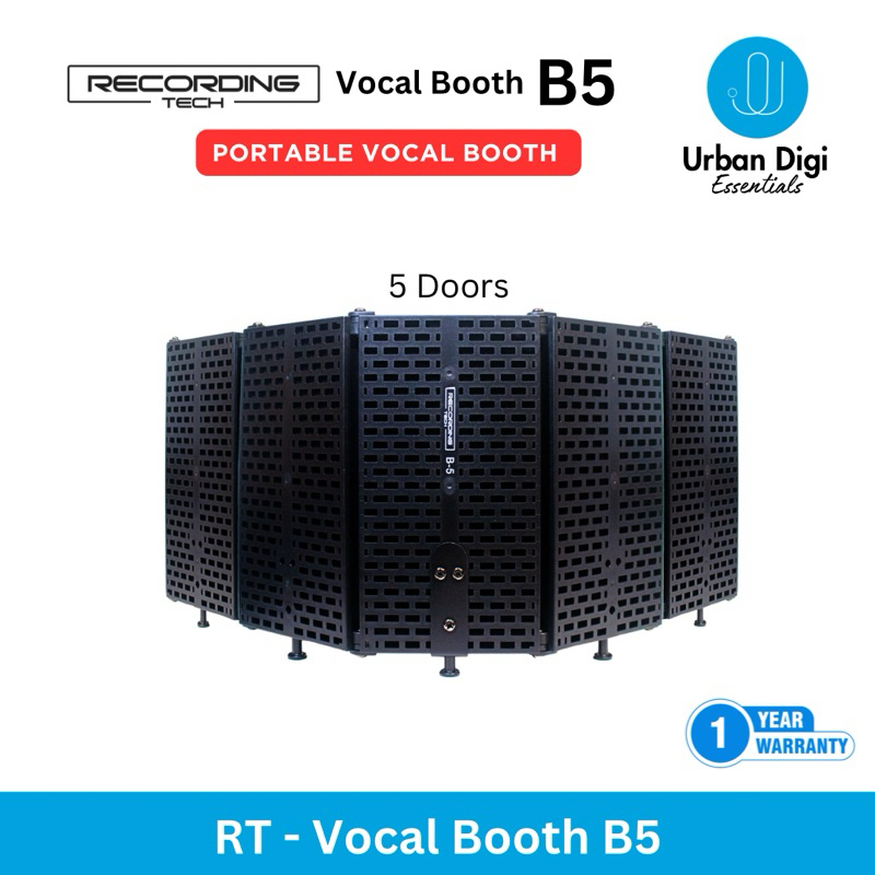 Jual Recording Tech Vocal Booth B5 - Portable Vocal Booth | Shopee ...