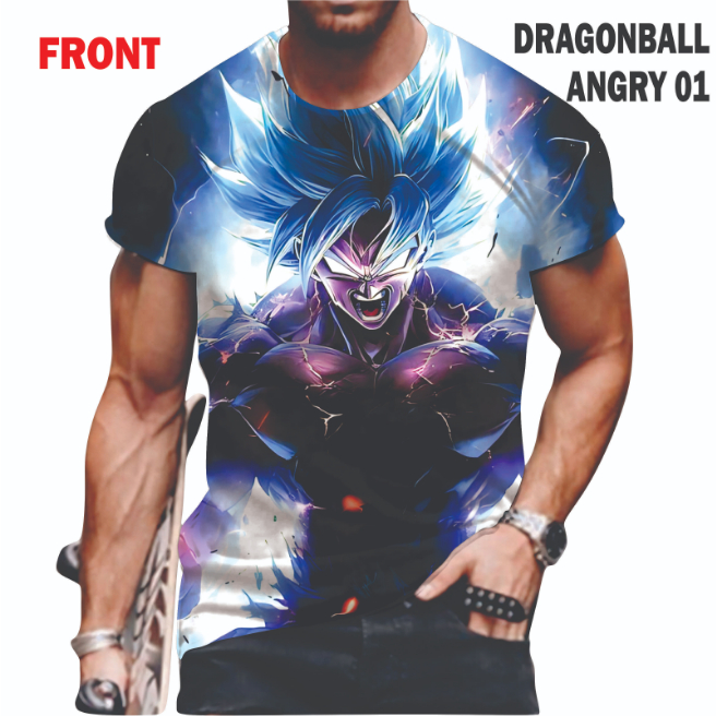 Jual KAOS DRAGON BALL ANGRY SUPER SAIYAN | ANIME KOMIK COMIC FULLPRINT ...
