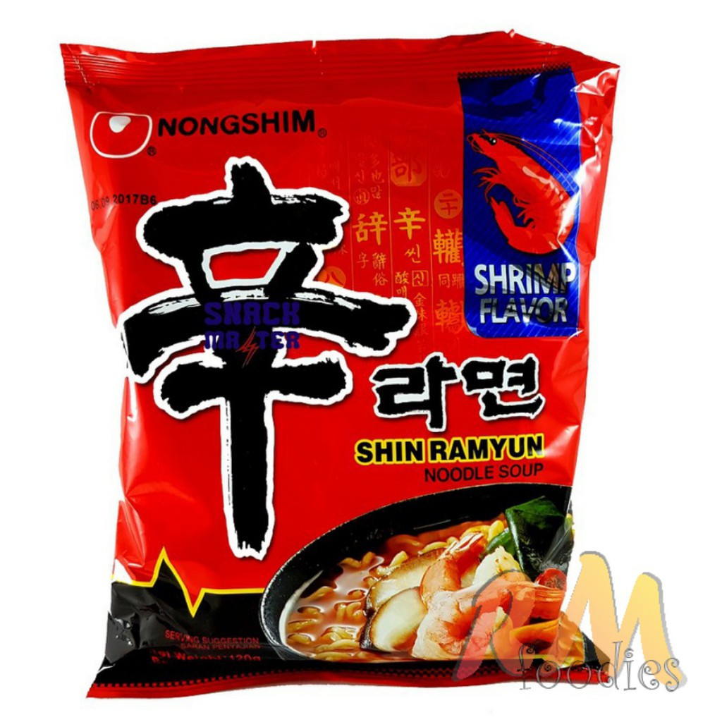 Jual Nongshim Shrimp Shin Ramyun/ Ramen Rasa Udang 120g | Shopee Indonesia