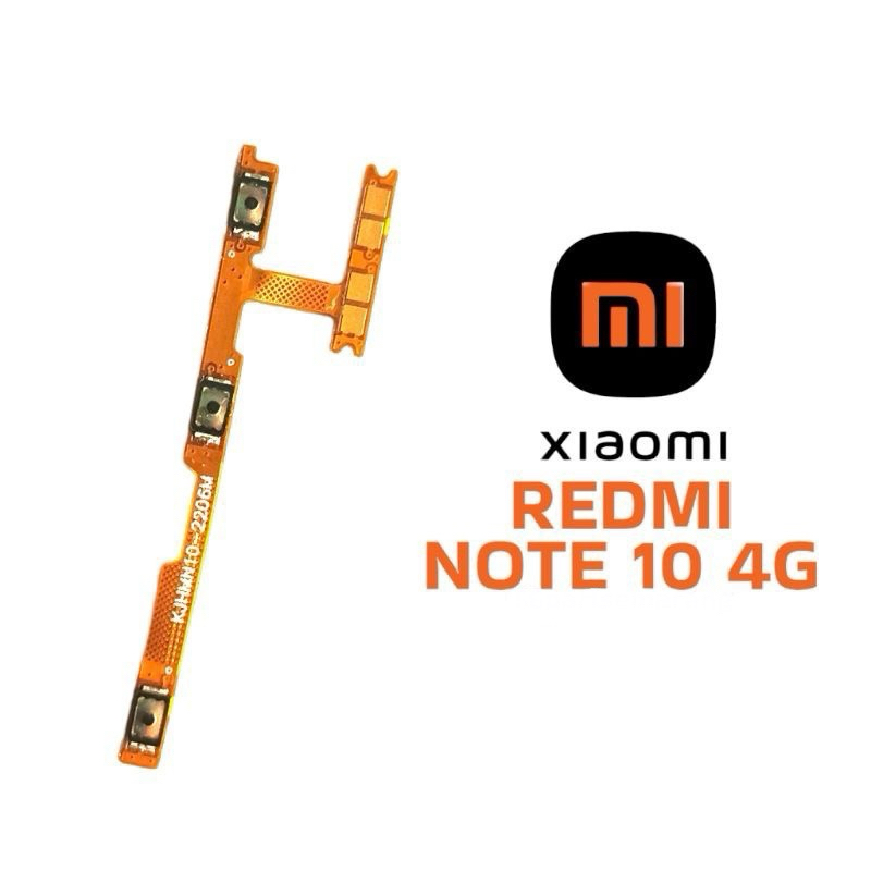 Jual FLEXIBLE FLEXIBEL POWER ON OFF / VOLUME / TOMBOL LUAR XIAOMI REDMI NOTE 10 - NOTE 10S 4G ...