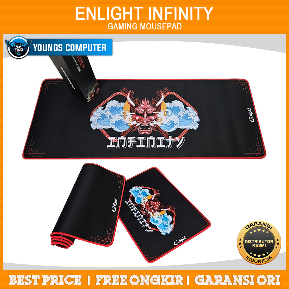Jual GAMING MOUSEPAD INFINITY 320mm / 800mm Rubber + Fabric | ENLIGHT ...