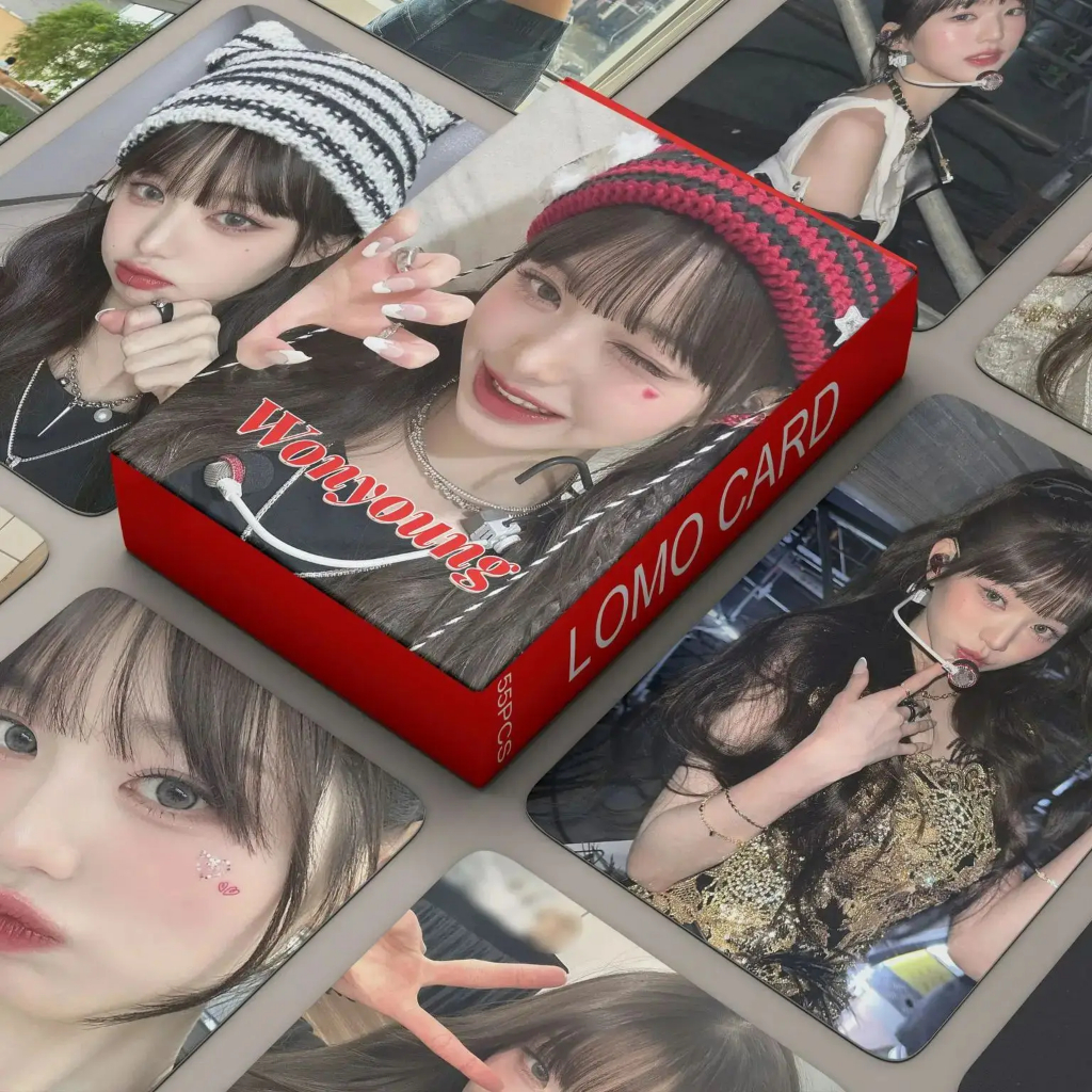 Jual 55pcs Kpop IVE Lomo Cards Jang WonYoung Solo Photocards IVE Photo ...