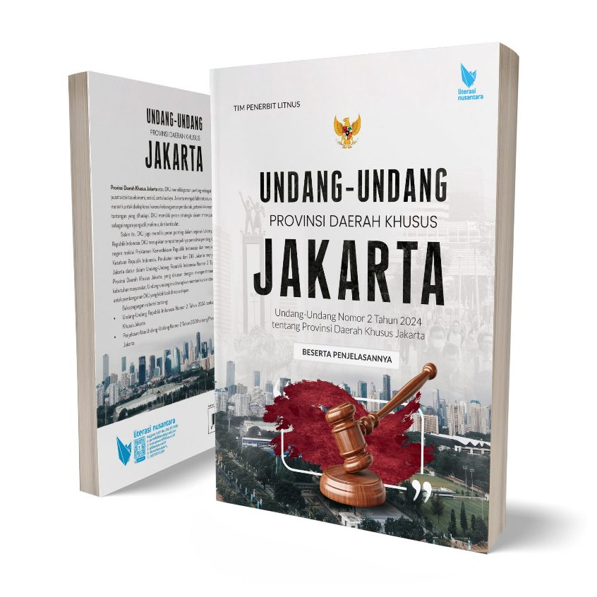 Jual Undang Undang Provinsi Daerah Khusus Jakarta| Undang Undang Nomor ...