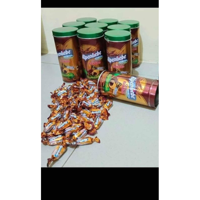 Jual Permen coklat Alpenliebe 1 kaleng isi 40 pcs /Permen salsa edisi ...