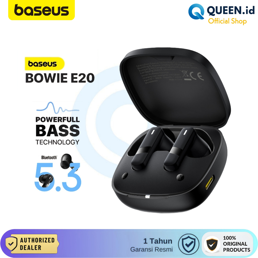 Jual Baseus Bowie E20 TWS True Wireless Earbuds Headset Bluetooth 5.3 ...