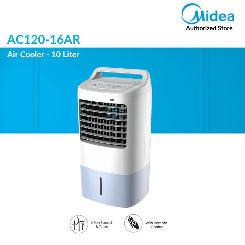 Jual Midea Air Cooler AC120-16AR 10 Liter Remote Control | Shopee Indonesia
