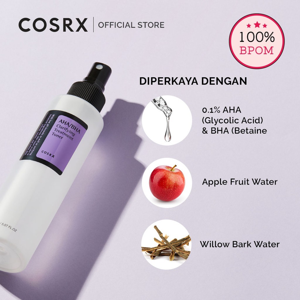 Jual COSRX AHA/BHA Clarifying Treatment Toner - 150 ML (Toner ...