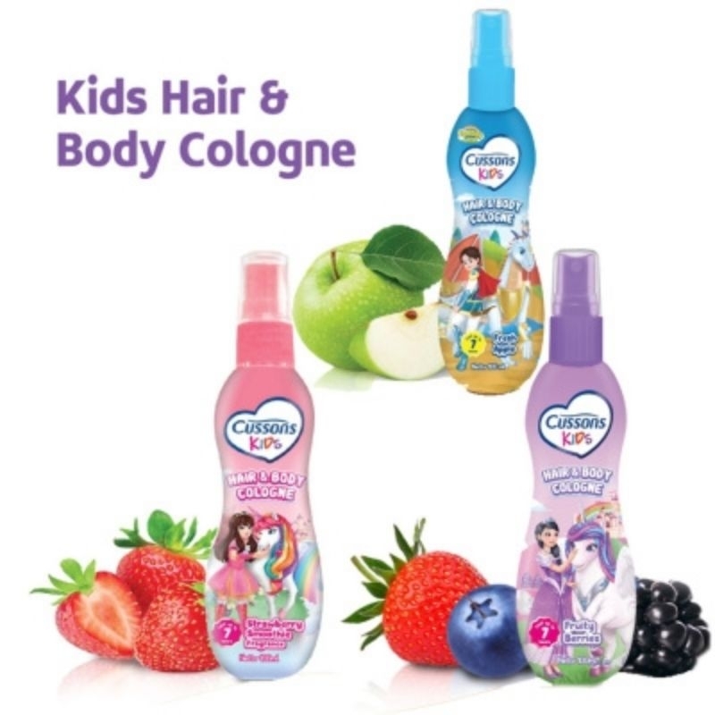 Jual Cussons Kids Hair & Body Cologne - Parfum Anak 100ml | Shopee ...