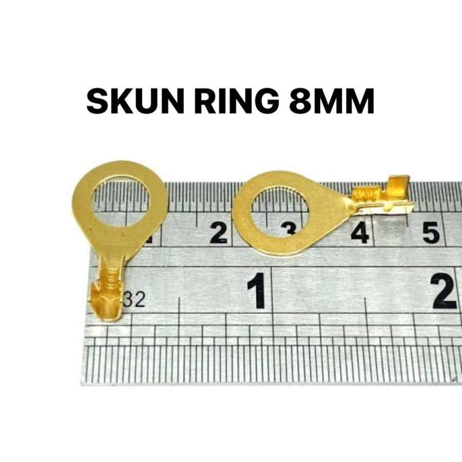 Jual Skun Ring Bulat Kuningan Diameter 8mm | Shopee Indonesia