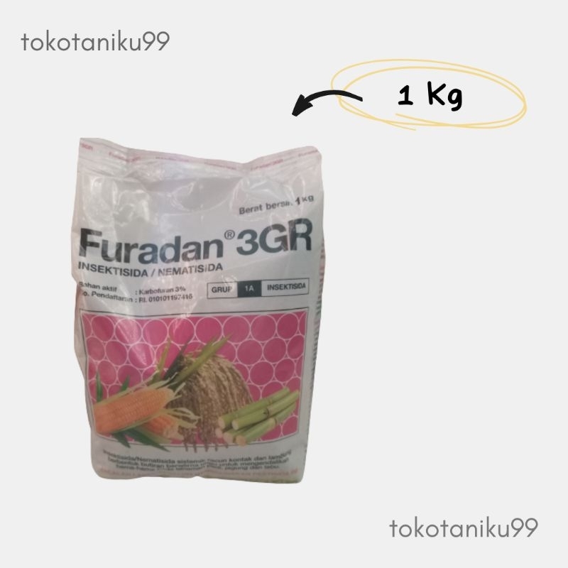 Jual Insektisida Furadan 3GR 1kg Untuk Mengendalikan Hama | Shopee ...