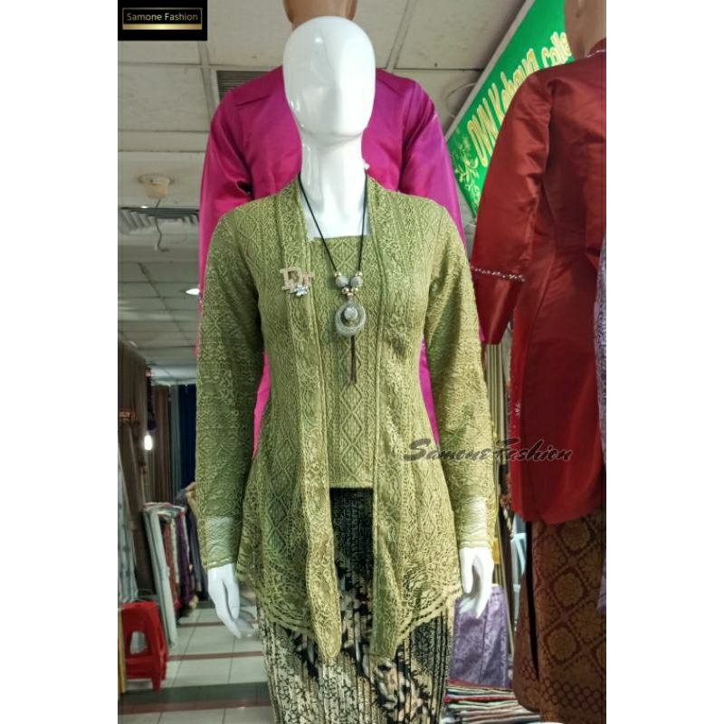 Jual SET KEBAYA KUTU BARU MODERN/KEBAYA KANTORAN/KEBAYA TERLARIS/KEBAYA BRUKAT/KEBAYA MALIKA ...