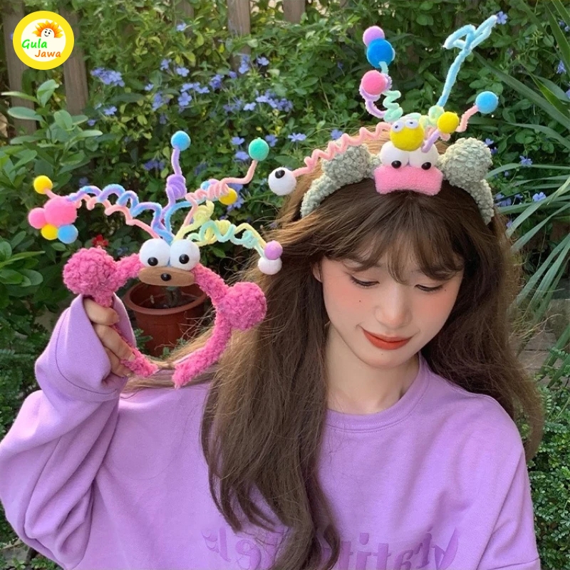 Jual Head Band Funky Teddy/Bando Beruang Korea/Papillon Funky Teddy ...