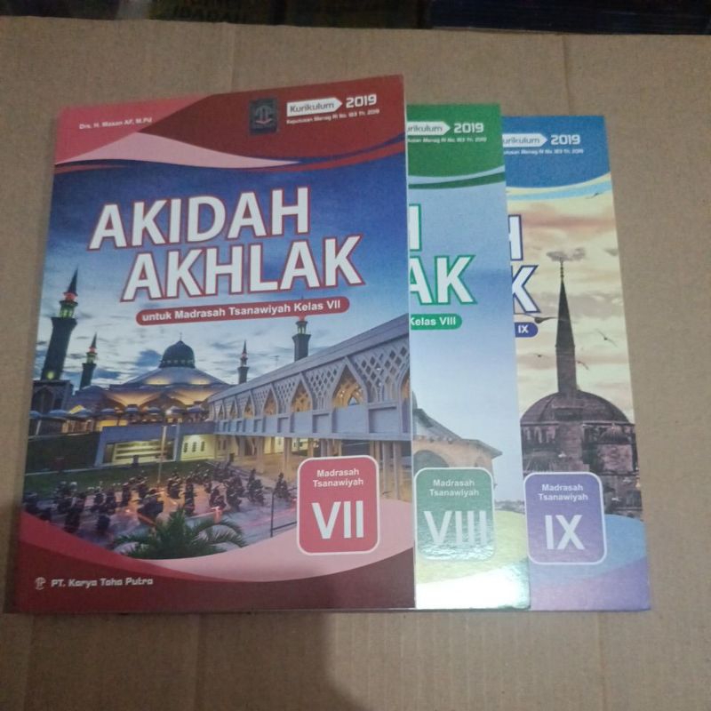 Jual Buku Aqidah Akhlak MTs Kelas 7, 8, 9 Kurikulum 2019(Toha Putra) | Shopee Indonesia