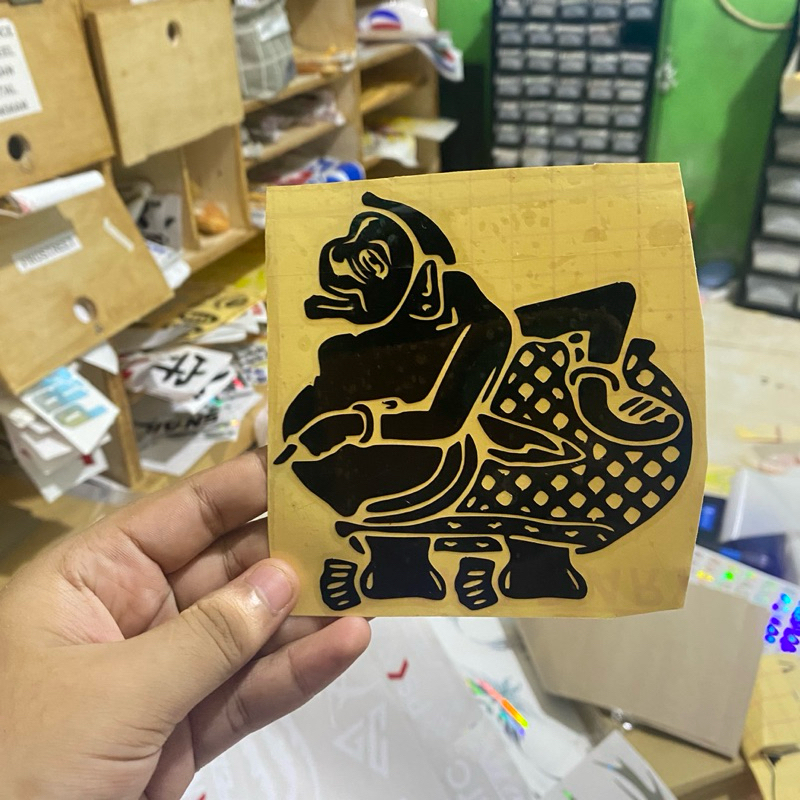 Jual Sticker cutting wayang semar variasi motor mobil helm Stiker ...