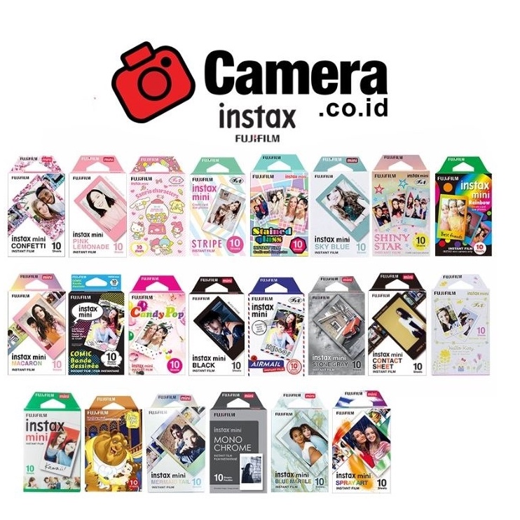 Jual Tidak Diragukan FUJIFILM Instax Mini Paper Motif Refill Instax Isi ...