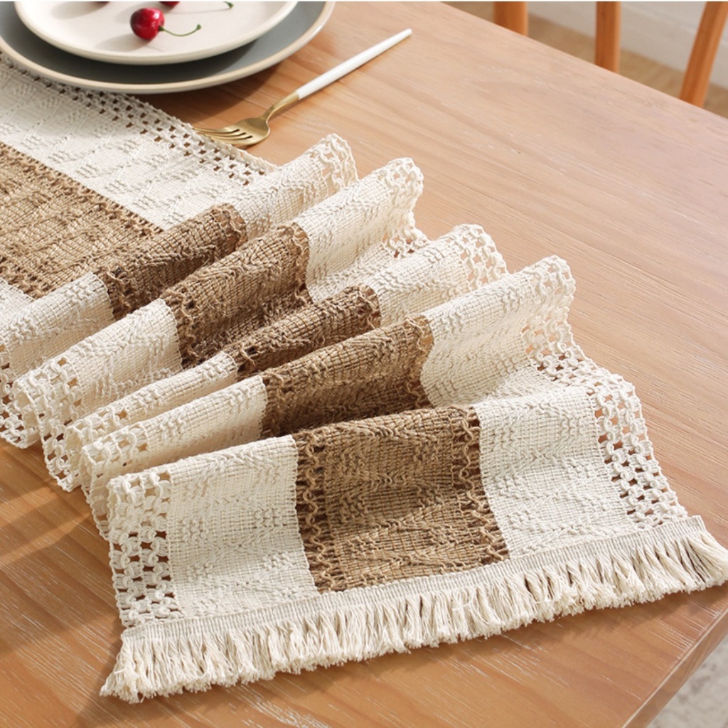 Jual Taplak Meja SCANDINAVIAN Tropical Tabble Runner 30 x 160 30 x 180 ...
