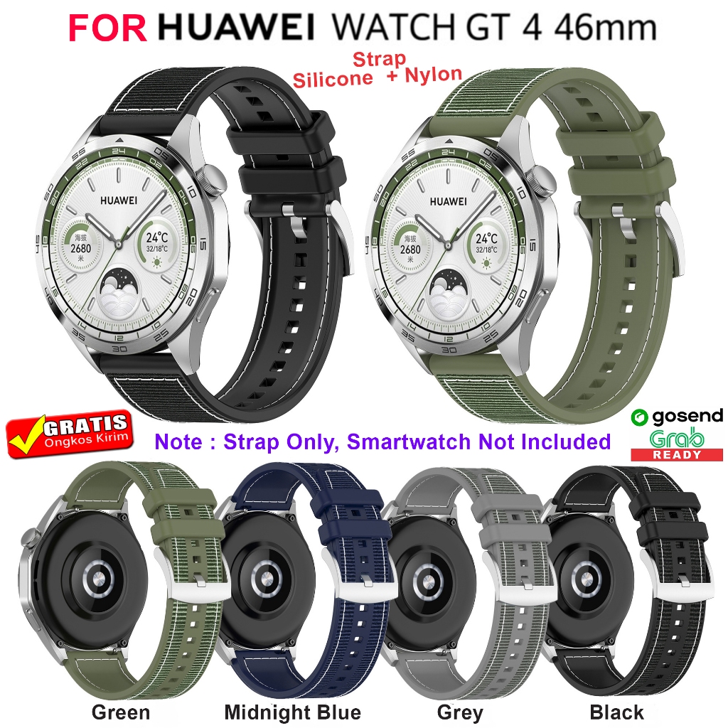 Jual Strap Tali Jam Huawei Watch GT 4 46mm - GT 3 46mm - GT 2 36mm ...
