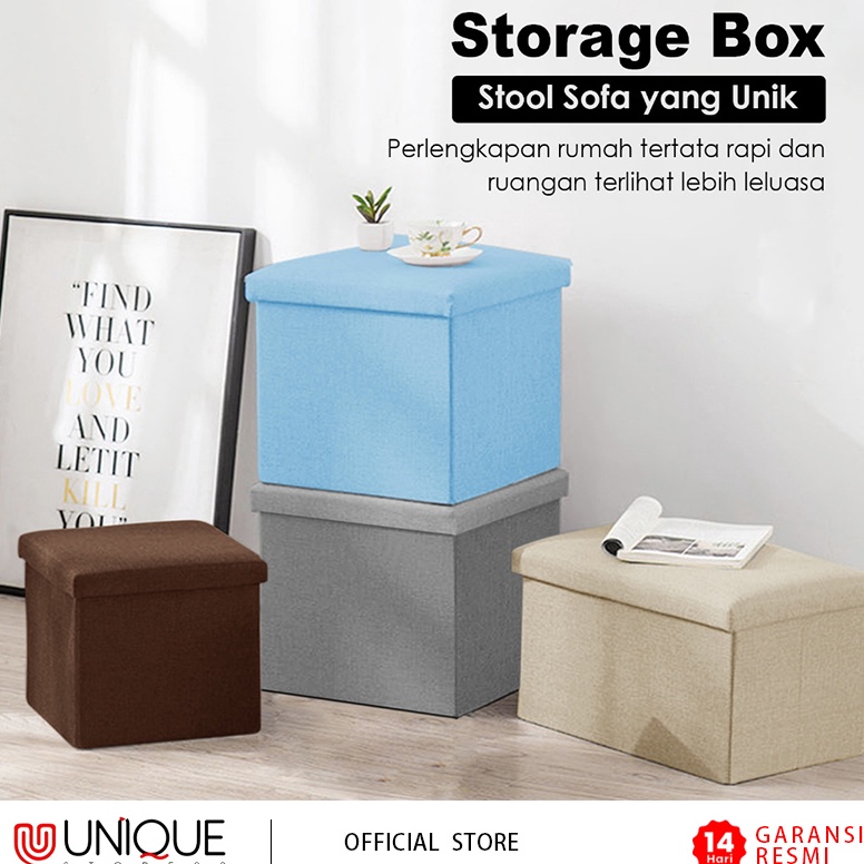 Jual KODE J84W Kursi Box Storage Box Kotak Penyimpanan Box Sofa ...