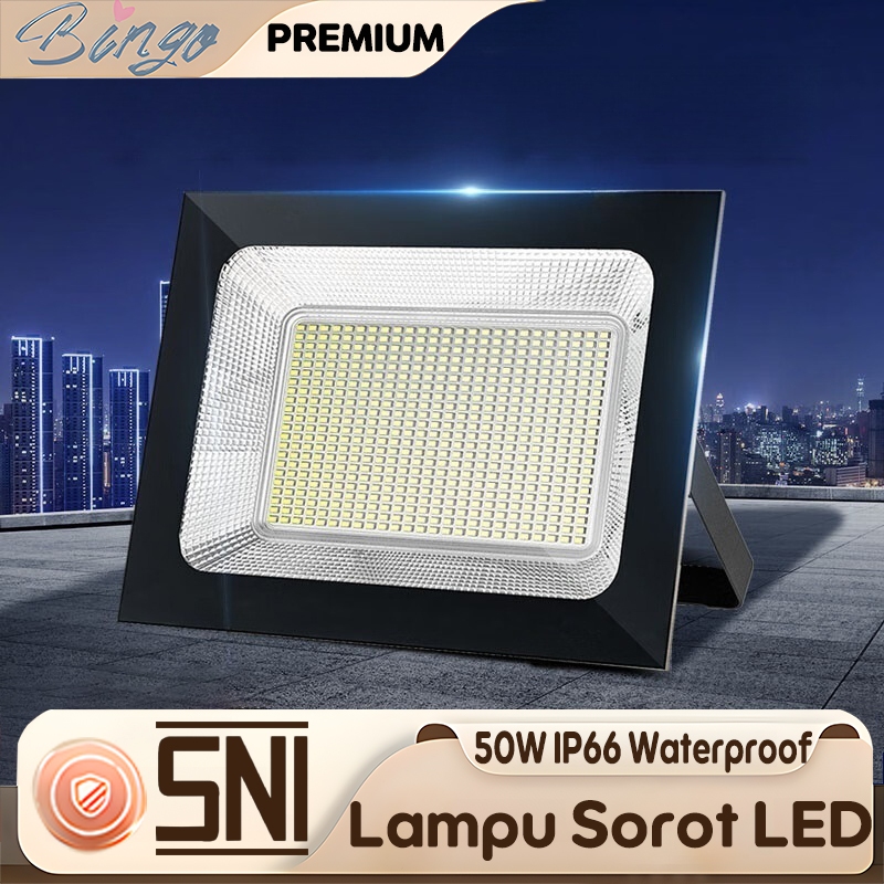 Jual Lampu Sorot Led Outdoor Waterproof 10W-50W Cahaya Putih/ Kuning IP66 Lampu Led Flood Light ...