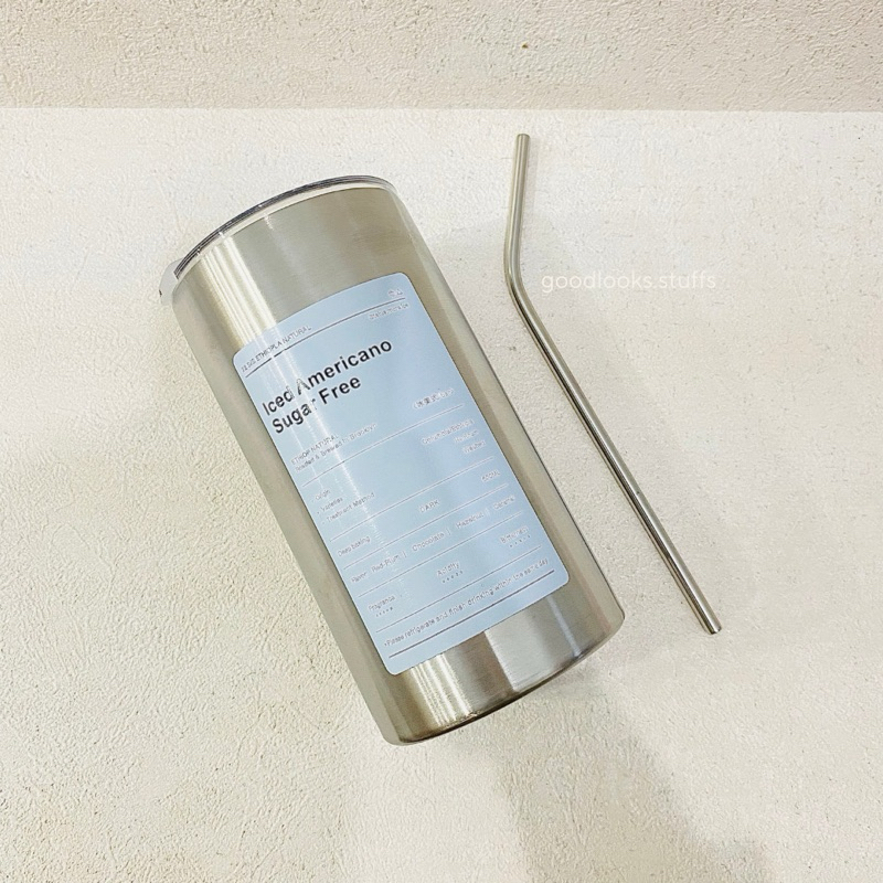 Jual TUMBLER STAINLESS 600ML (STIKER POLOS) | Shopee Indonesia