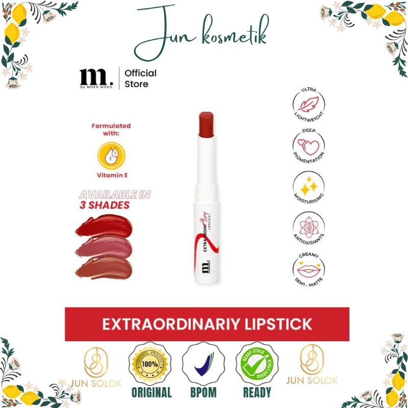 Jual JUNKOSMETIK - MOKO MOKO Extraordinary Lipstick Ultra Weightless ...