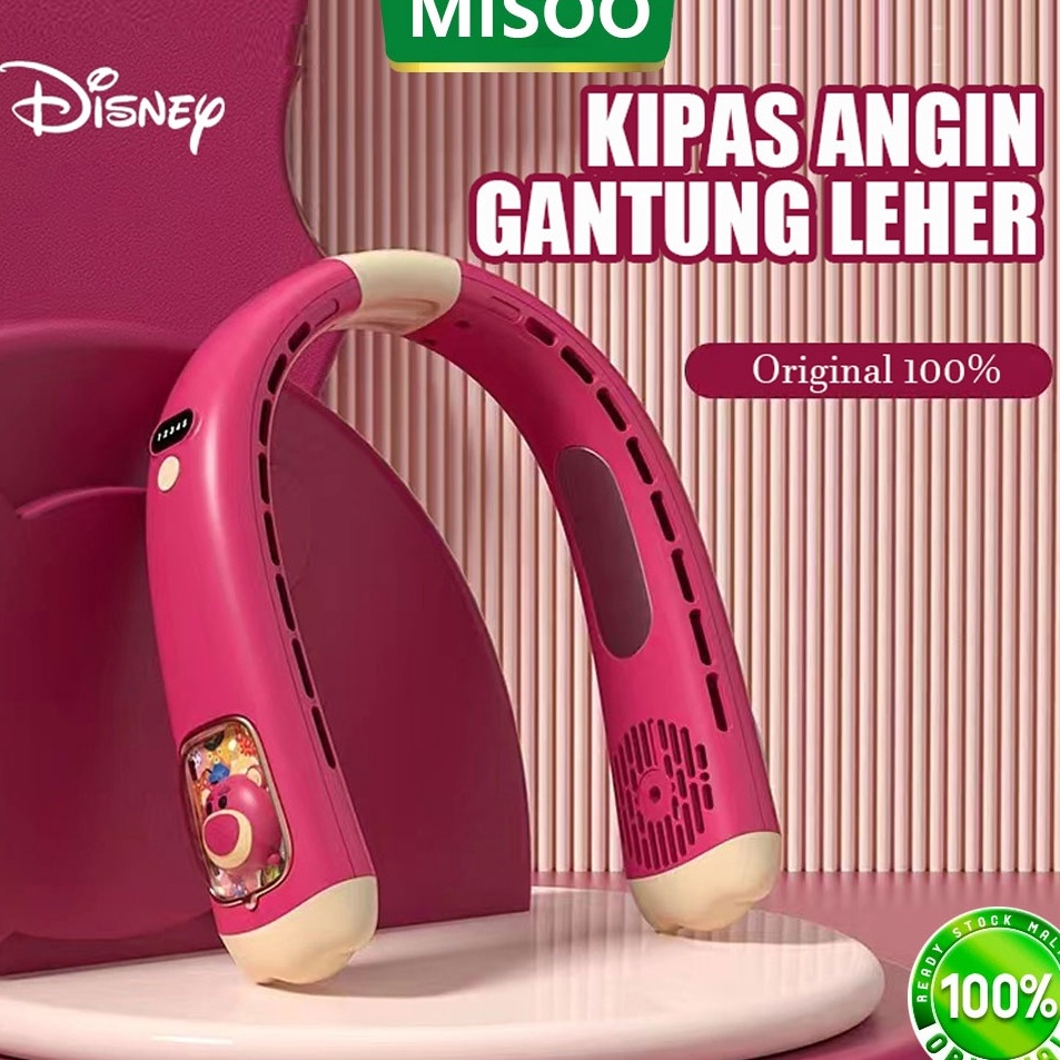 Jual Disney Kipas Angin Leher Poble Gantung Leher USB Tanpa Baling Baling 3Mah Neck Fan | Shopee ...