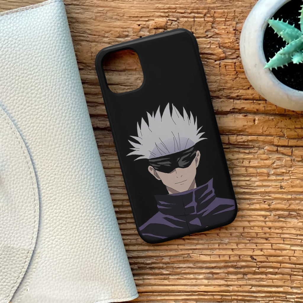 Jual Case Custom Premium Gojo Satoru Black Jujutsu Kaisen | Shopee ...