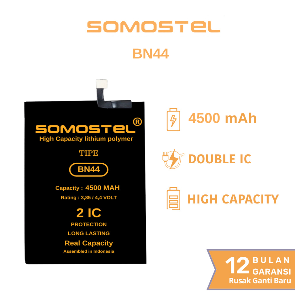 Jual Somostel - BN44 Redmi 5 Plus Batre Batrai Baterai | Shopee Indonesia