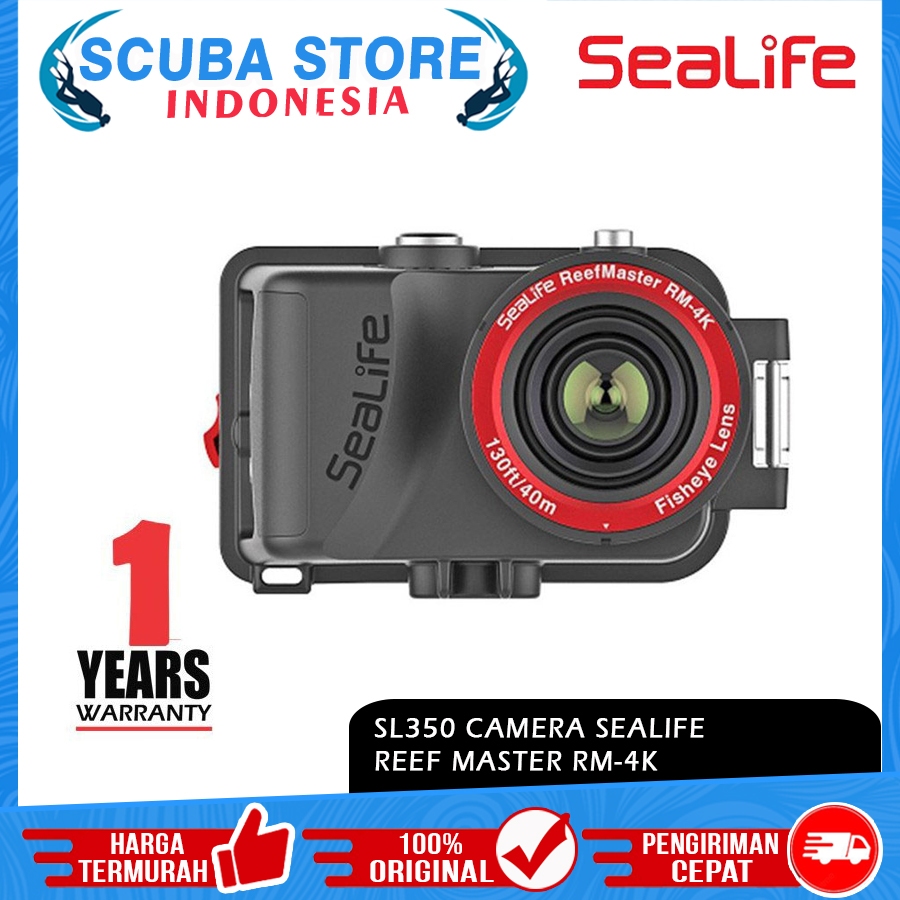 Jual SL350 Underwater Camera Sealife ReefMaster RM-4K Camera Action Cam ...