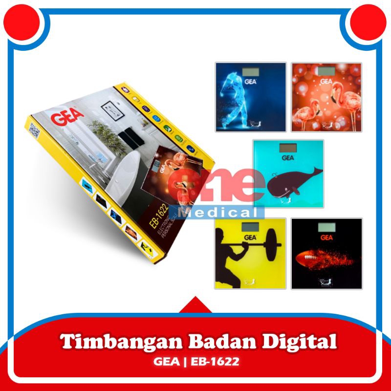 Jual Timbangan Berat Badan Digital GEA Electronic Weight Scale | Shopee ...