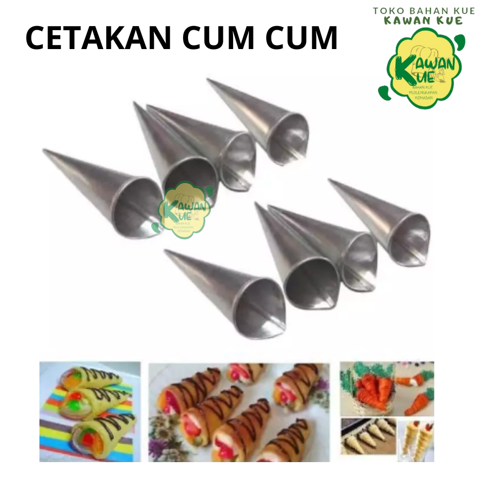 Jual Cetakan Kue Cum-Cum Medium & Besar 1 pak Isi 10 pcs / Acuan ...