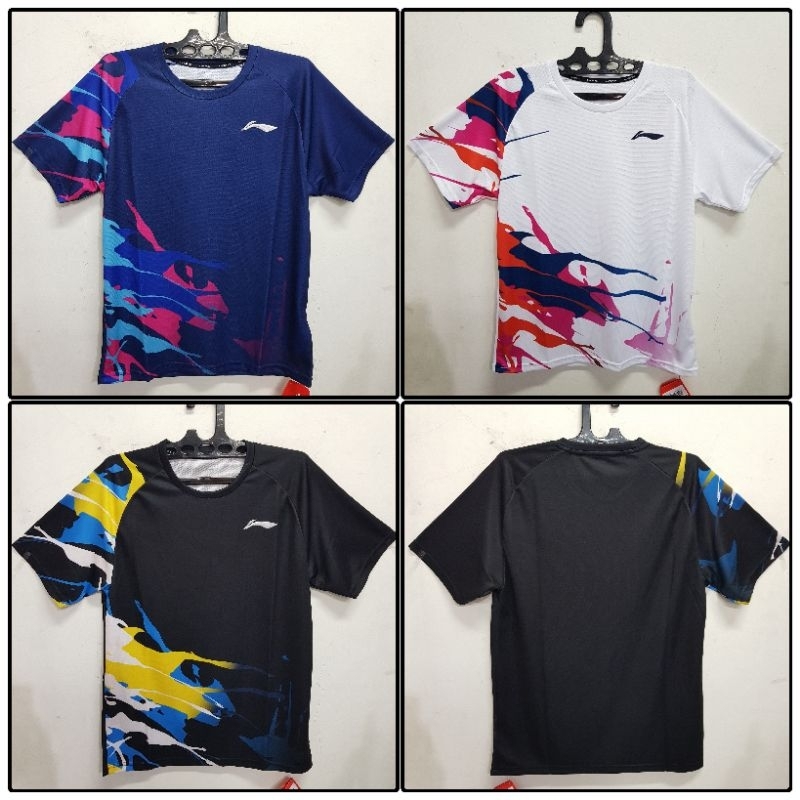 Jual Jersey Baju Kaos Badminton Bulutangkis Lining Li Ning Li-ning ...