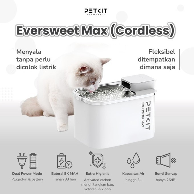 Jual PETKIT Eversweet Max Cordless | Shopee Indonesia