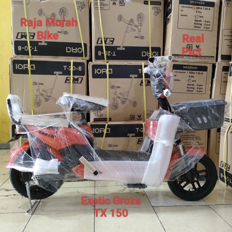 Jual Sepeda Listrik Exotic Groza TX 150 Garansi Resmi Sepeda Listrik ...