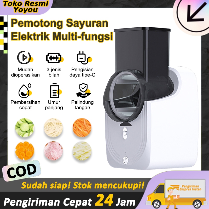 Jual Vegetable Cutter Slicer Machine dengan 3 Pisau - Alat Pemotong ...