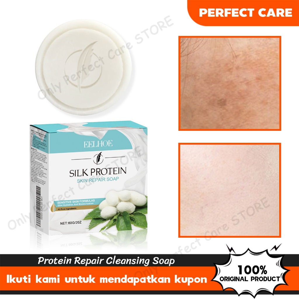 Jual EELHOE Silk Protein Skin Repair Soap Sabun Sutera Asli Pembersih ...
