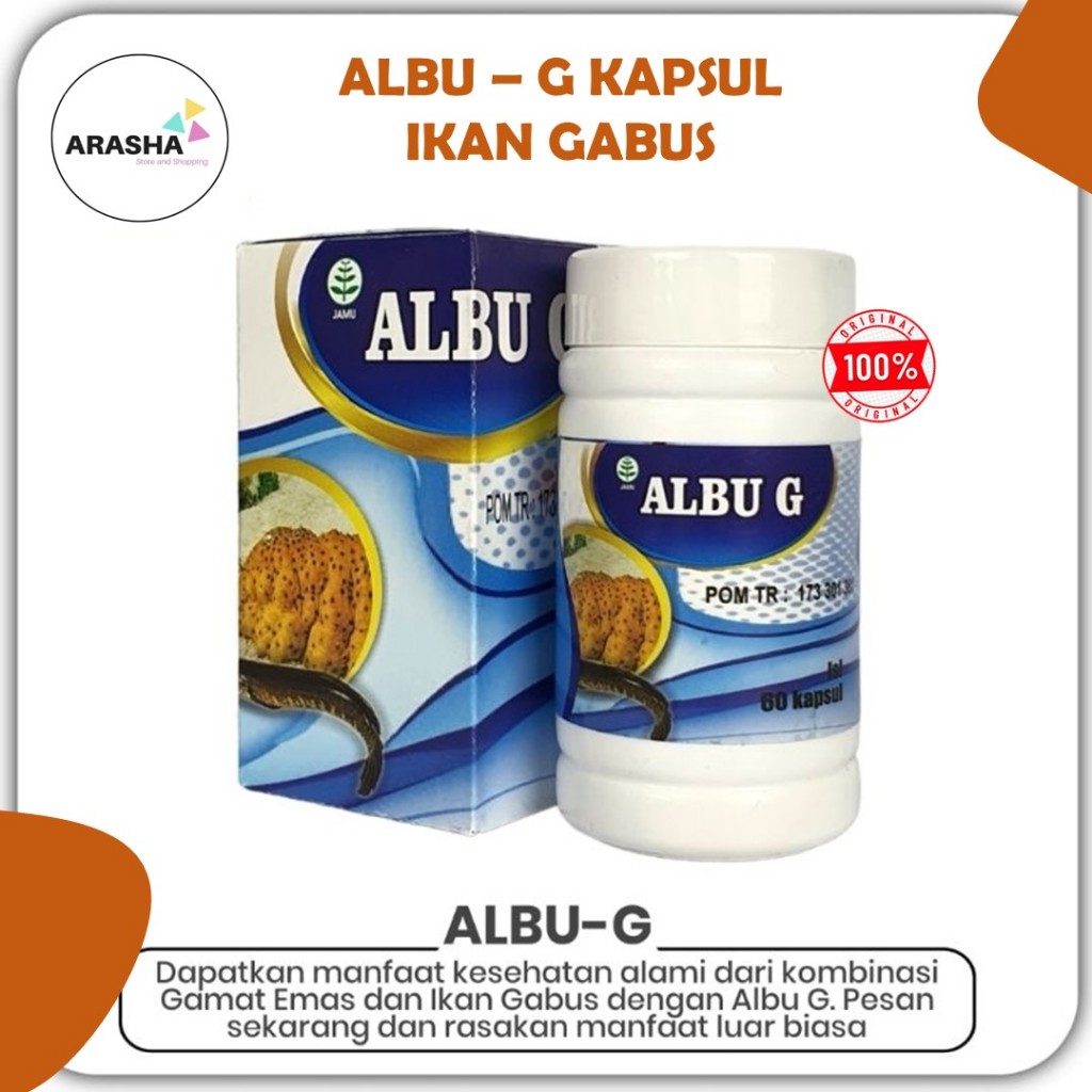 Jual KAPSUL IKAN GABUS ALBU GAMAT - EKSTRAK IKAN GABUS ISI 60 KAPSUL ...