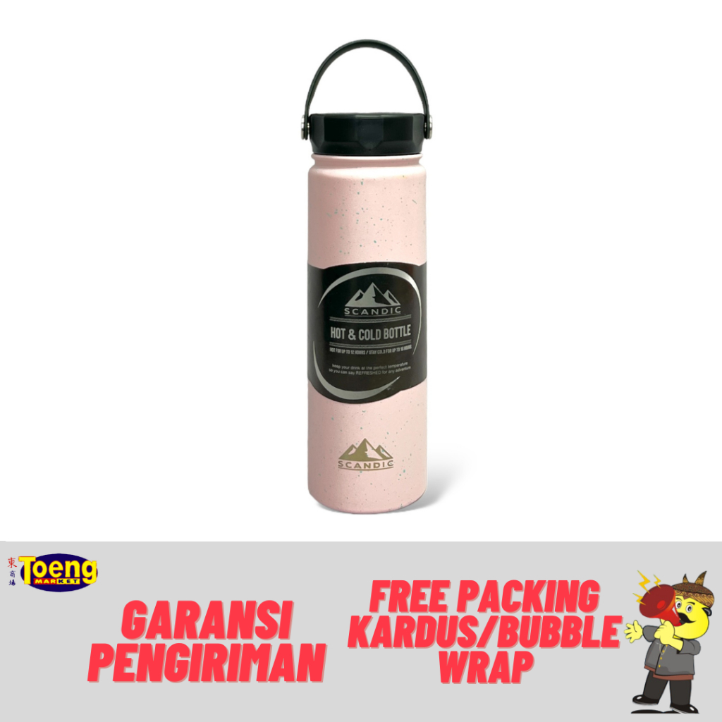 Jual HOT&COLD BOTTLE SCANDIC 650ml 17009 / BOTOL TERMOS PANAS & DINGIN ...