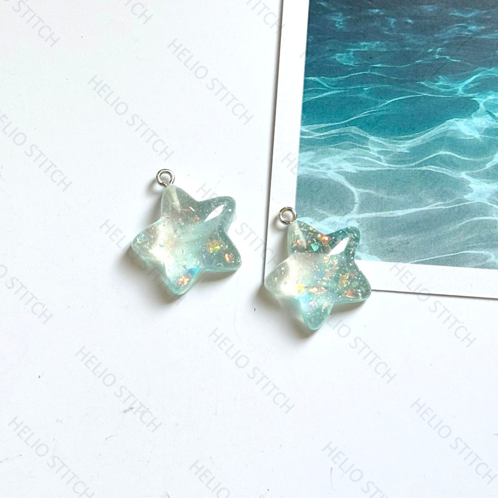 Jual 1 pcs Charm Liontin Resin - BINTANG STAR | Shopee Indonesia
