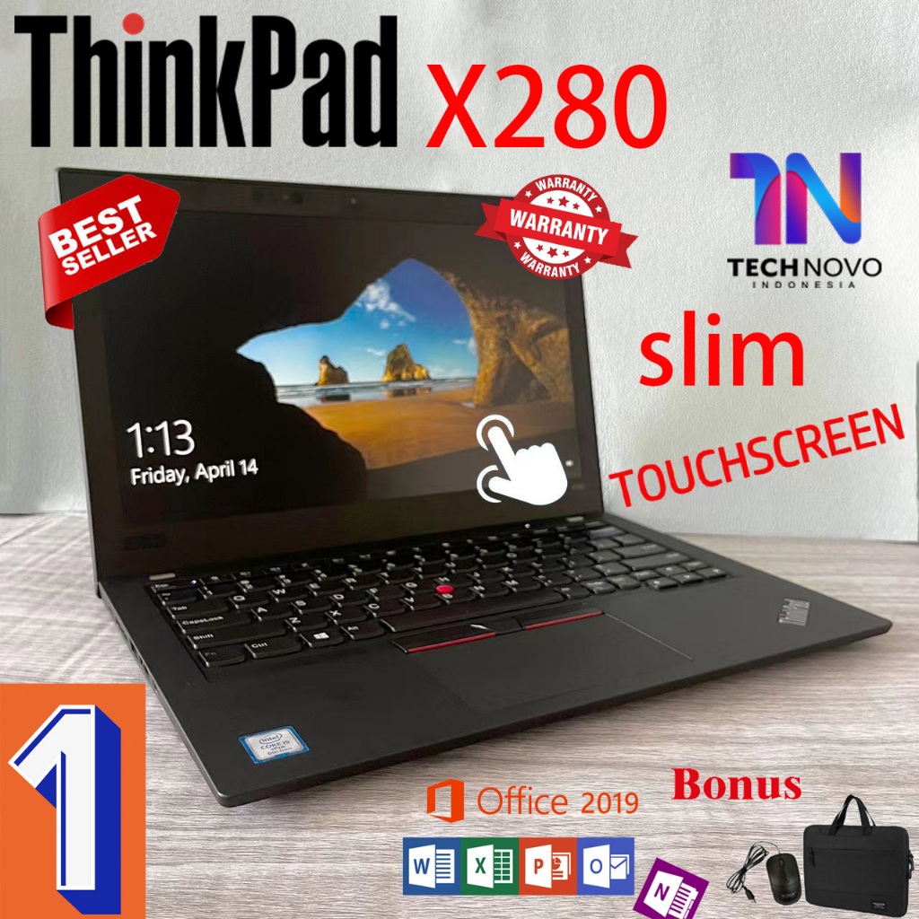 Jual Lenovo Thinkpad Laptop X280 Core i3/i5/i7 Gen 8 Second RAM 8/16gb ...