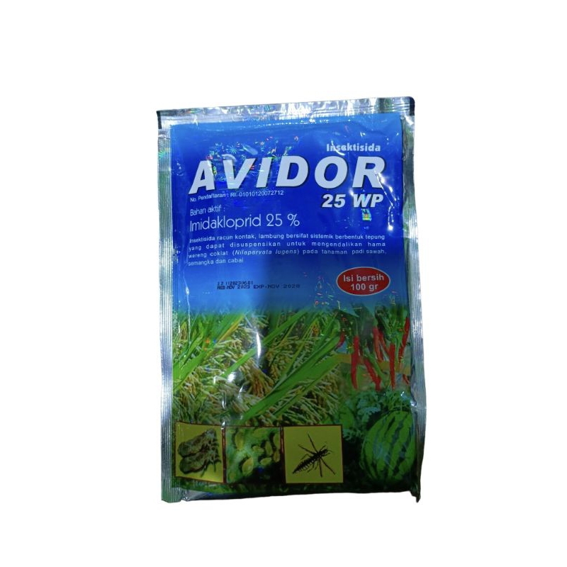 Jual INSEKTISIDA AVIDOR 25WP (imidakloprid) kemasan 100gr | Shopee ...