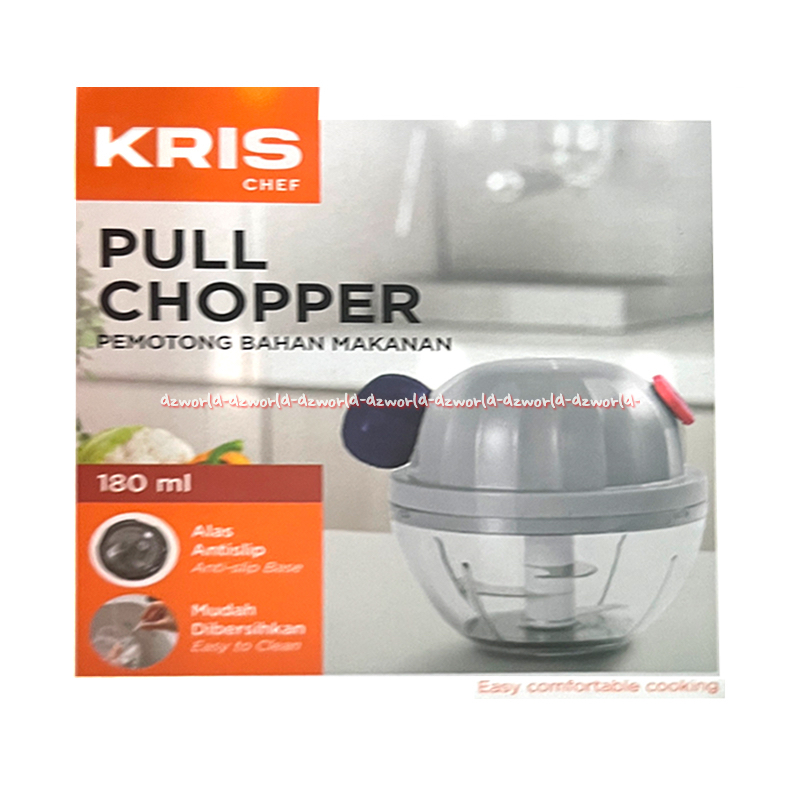 Jual Krischef Pull Chopper180ml Pemotong Bahan Makanan Manual Model ...