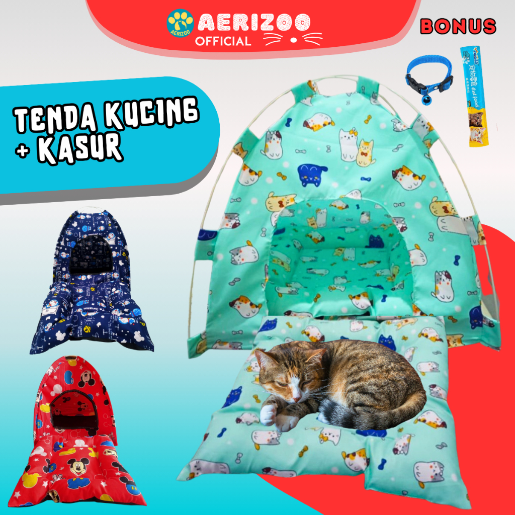 Jual Tenda Kucing Anjing Tempat Tidur Portable Bisa Dilipat dan Dicuci ...