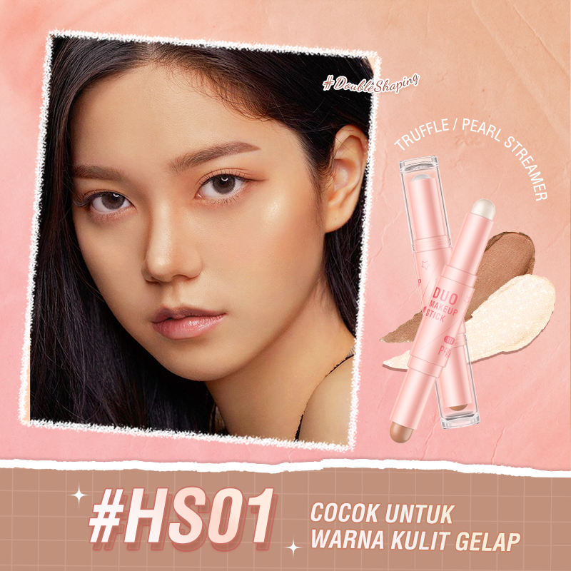 Jual Pinkflash Duo Makeup Stick Contour & Highlighter 3D Waterproof ...