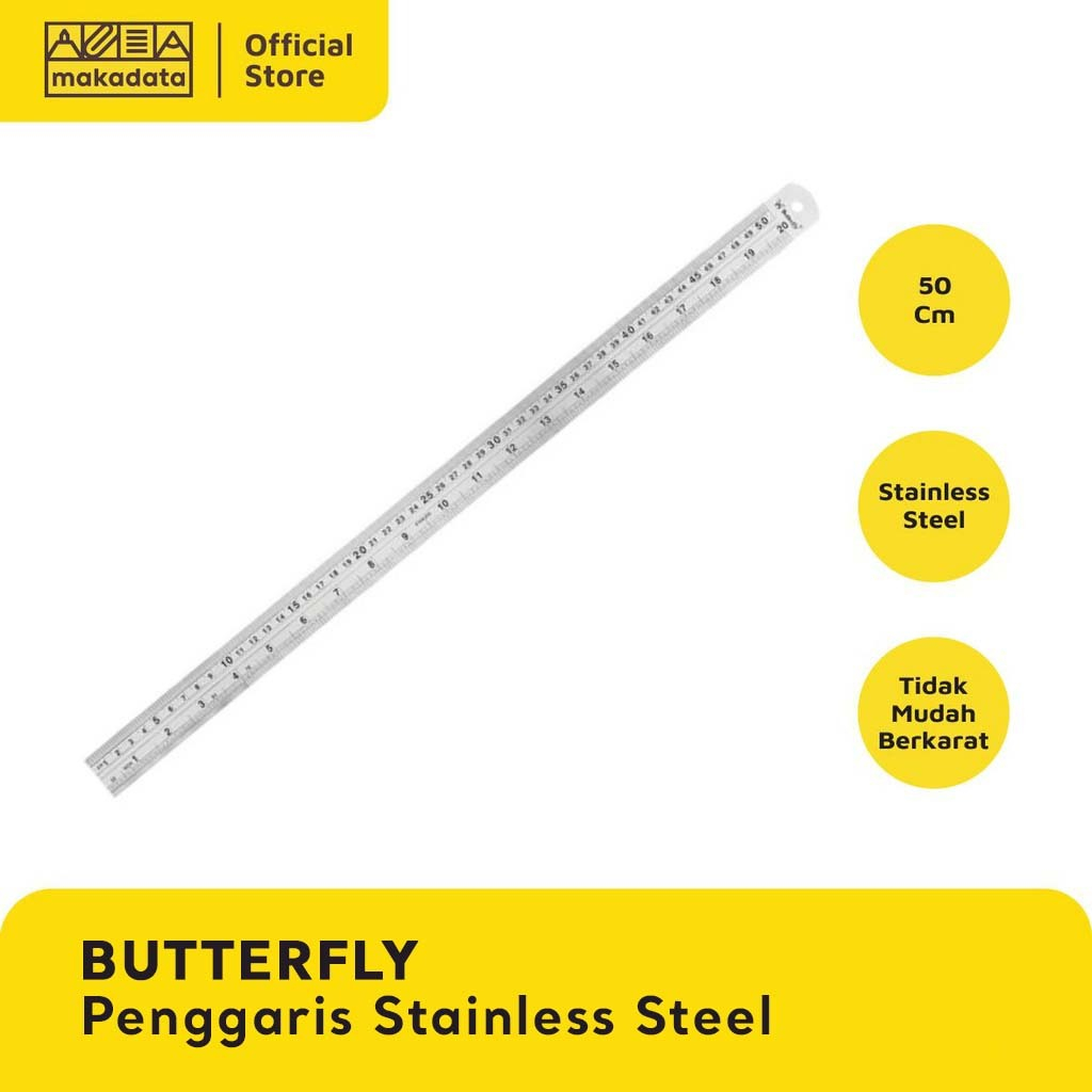 Jual PENGGARIS / GARISAN BUTTERFLY 50CM BESI MURAH | Shopee Indonesia