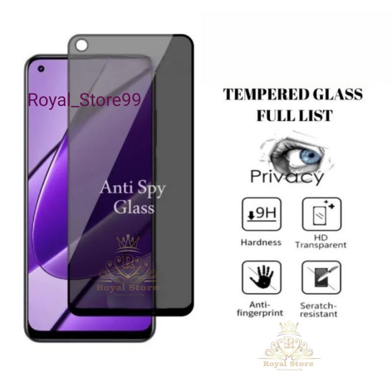 Jual Tempered glass Anti Spy full Vivo Y30 Y30I Y30 5G Y31 2021 Y31S Y32 Y33 Y33S Y33T Y35 2020 ...